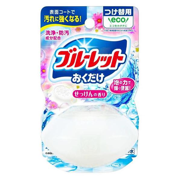 ●洗浄・防汚成分を配合。流すたびに便器表面をコートし、汚れの付着を抑える。●泡立ちながら汚れを洗い流す。※使用環境、汚れの程度により効果が異なることがあります。