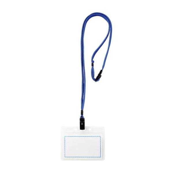 ●厚みのある名札もしっかりロックでき、外れにくいのが特徴。●裏のクリップが３６０°回転するので、どの角度からでも、厚手の布地にも固定出来ます。●負荷がかかるとループが外れる安全機能付。●長さ調節機能あり。