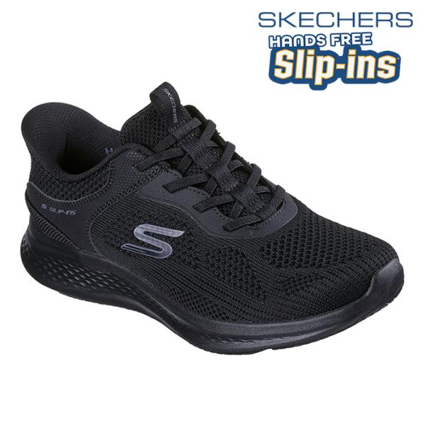 ●すぐに足にフィットする、Skechers Hands Free Slip-ins独自のHeel Pillow(ヒールピロー)で足をしっかり固定:クッション性のあるSkechers Air-Cooled Memory Foam(スケッチャー...