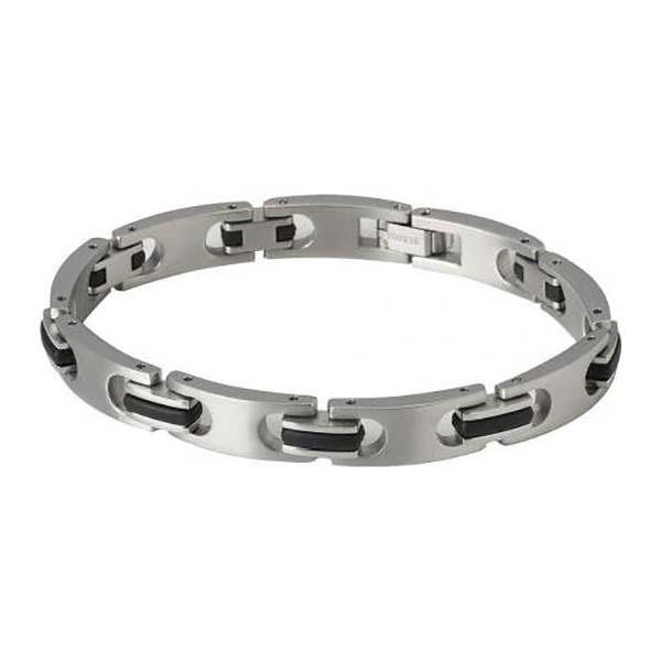 ●スリムタイプは留め具部分にさりげなくロゴを配置。●ブレスの表面にハードコート加工を施すことで、傷つきにくく輝きが持続します。●服装を問わず合わせやすいシンプルなデザインです。