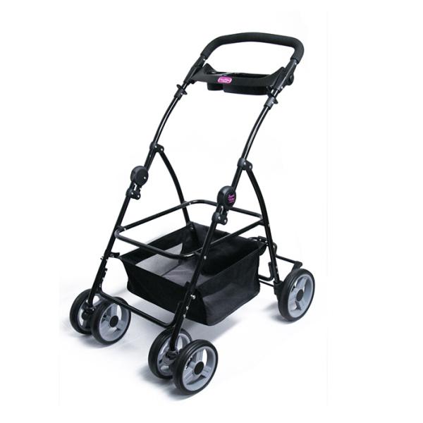 ★爆買★●スリム＆軽量化●バッグは取り外し可能●安定性のある大きなダブルタイヤ前輪は直進と360度2WAY切り替え可●収納時に自立し、場所をとらず車載にも便利●ドリンク＆小物ホルダー付●ハンドルの角度は3段階に調節可能●駐車時に便利な後輪ス...