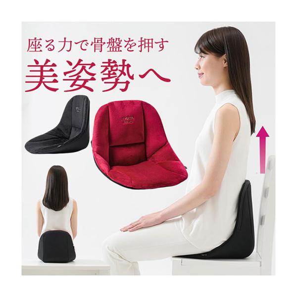 ●後ろから腰・背中を二段階に押されることにより、S字カーブをサポート。●ハイバックで腰から背中までサポートし、プレミアムな座り心地を体感！●お尻に優しいクッション性で、長時間気持ちいいやわらか座面。●オフィス・テレワーク、車など、いろいろな...