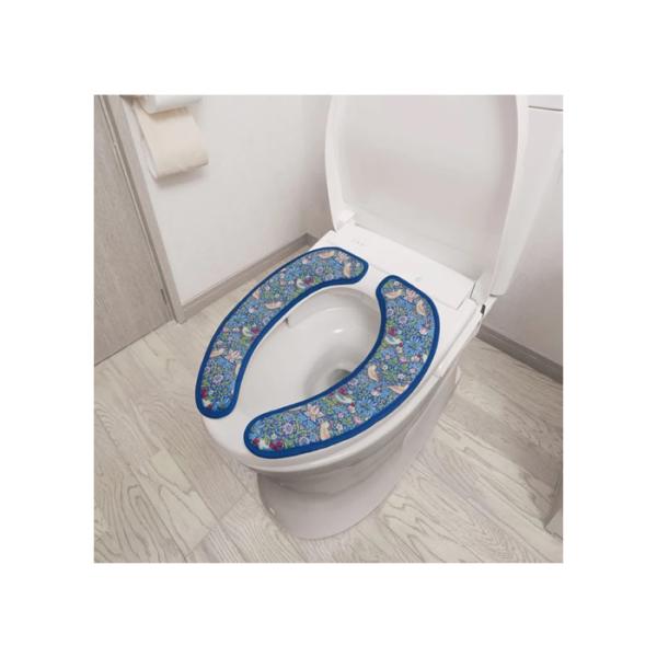 「いちご泥棒」柄のやわらか低反発クッションがお尻にやさしい便座シート時代を超えて愛される「いちご泥棒」を全面にあしらったデザイン！「いちご泥棒」は、かつてウィリアム・モリスが滞在した別荘の庭でツグミがいちごをついばむ様子に着想を得て描かれた...