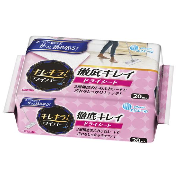 ●掃除機では届きにくい部屋の角・スミまで届いて、ホコリ、髪の毛、極小汚れまでサッとキャッチ！●両面使える立体3層構造で、ながもちする捕集力！●2つのエンボスパターンで、いろんな汚れを絡め取る！●両面で10平方メートル（約6畳分）のお部屋を約...
