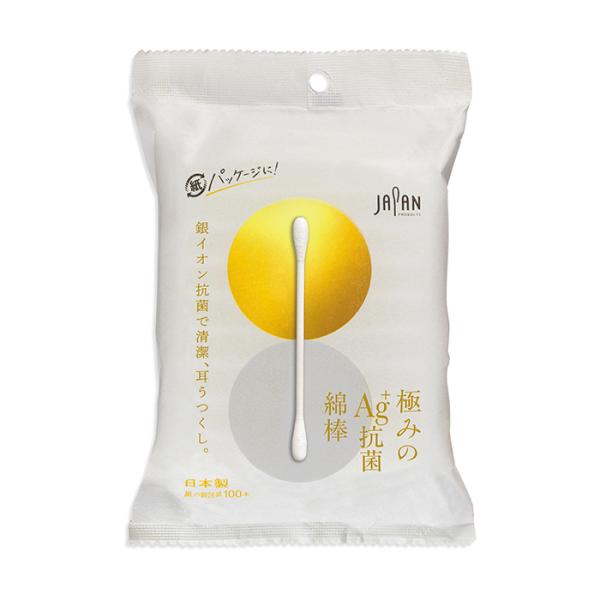 ●抗菌剤に銀イオンを使用した清潔な綿棒。●毛羽立ちにくい特別なコーティング剤を使用し、極上の使い心地を実現しています。