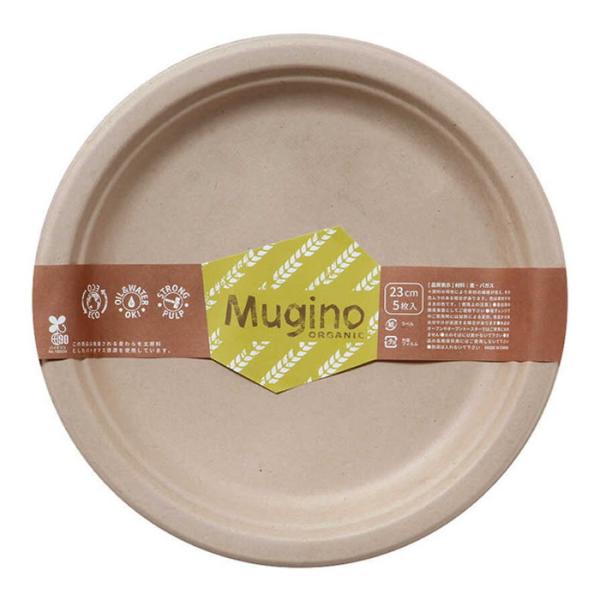 ●麦わらやサトウキビの繊維を主原料とし、環境に考慮した「無漂白」紙食器です。●電子レンジで使用可能です。●耐水・耐油性有加工済です。