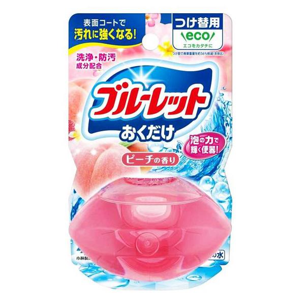 ●洗浄・防汚成分を配合。流すたびに便器表面をコートし、汚れの付着を抑える。●泡立ちながら汚れを洗い流す。※使用環境、汚れの程度により効果が異なることがあります。