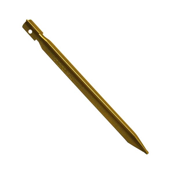 ●長さ180mmのテント用ペグ●素材は軽量なアルミ製●重量、13g●6本セット