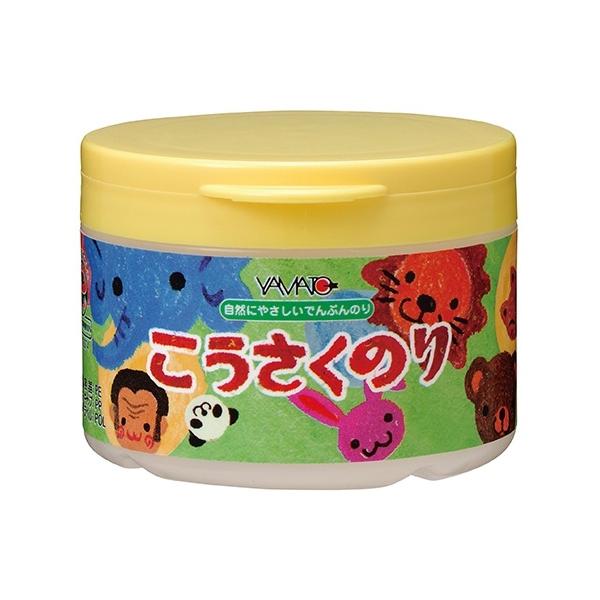●天然素材のでんぷん糊（タピオカ）を使用。●キャップをなくさない一体式容器で、お道具箱に入る5cmの高さ。●容器は再生素材を使用したエコマーク商品で地球にやさしい作りになっています。