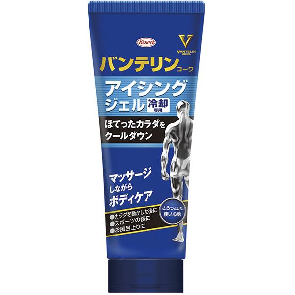 ・ボディ用マッサージジェル＊顔には使用しないでください。運動後のボディケアに塗り広げやすいジェルタイプ・ほてった筋肉をクールダウン・ピタッと密着はがれにくい・カラダを動かした後のデイリーケアに