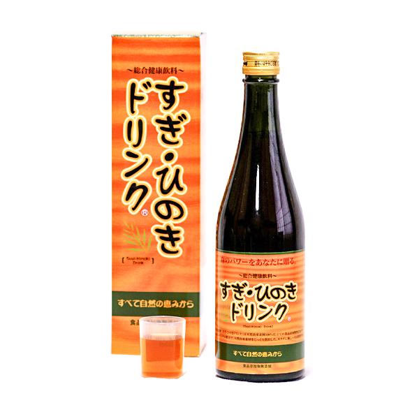 ●総合健康飲料 「すぎ・ひのきドリンク」 は、天然由来素材100%仕立てです。●新開発のオリジナル製法で天然由来素材をじっくり煮出した、カラダに優しい清涼飲料です。●「すぎ・ひのきドリンク」は、杉と桧以外の着色料、保存料など一切の添加物を使...