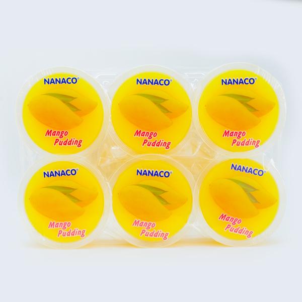 ●ナタデココ入り、マンゴー味の見た目に華やかなデザートです●凍らしてシャーベットとしてもお召し上がりいただけます