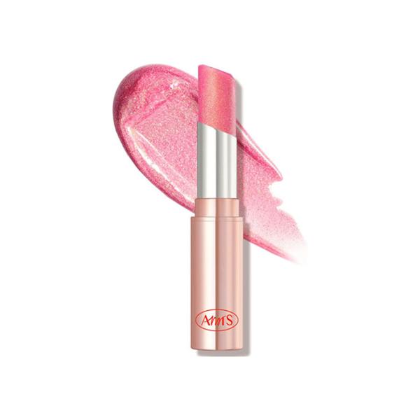 一目ぼれする煌きが繊細できれいな宝石リップ。7種類の植物性オイルとカカオシードバター成分が唇に保護膜を作って唇のカサつきを防ぎ、潤いとツヤを一日中キープ！滑らかな塗り心地なのにベタつきが少なく、気軽にメイク直しできるのもポイントです。