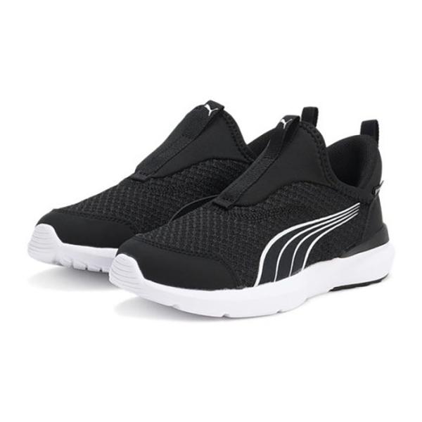 ●PUMAの新しいSLIPTECHテクノロジーにより、手を使わずにシューズを脱ぎ履きできる。●Kruz Profoam EASE INは、ヒール部の構造に工夫をしユニークなステップインスタイルを演出します。