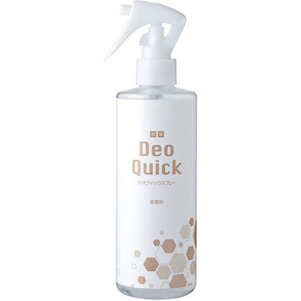 ●デオクイックスプレー。●アミノ酸型消臭成分が、便臭・尿臭など生活の中で気になる臭気に化学反応し、ニオイを元から低減します。●スプレー噴霧により悪臭との接触効率を上げ、消臭成分がすばやく反応することで即効性を発揮します。●香りでつつみ隠すこ...