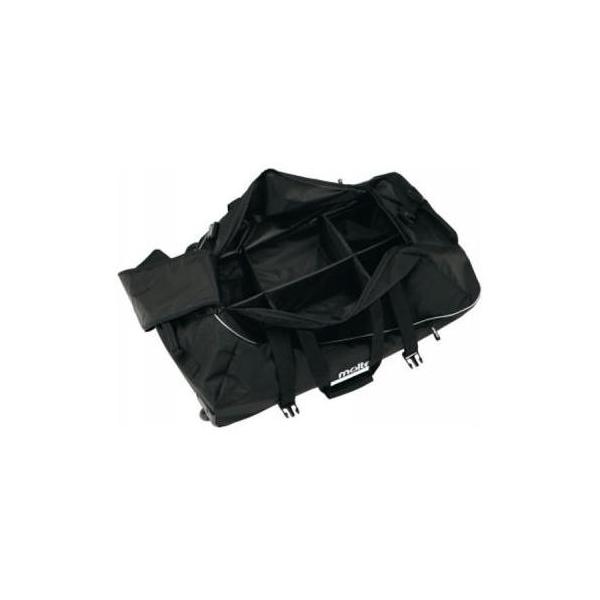 ●多くのボールでも車輪を使って楽に運べます。遠征バッグとしても使えます。