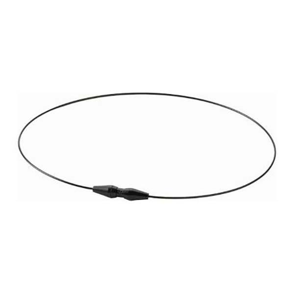 ●留め具にはアルミ素材、紐部分にはアレルギーの起こりにくい「サージカルステンレスワイヤー」を採用。●軽量で水に強く、サビにくい、スポーツシーンのハードな使用にも耐える高耐久性。●留め具部分は左右に引っ張って外し、着けるときは差し込むだけの簡...