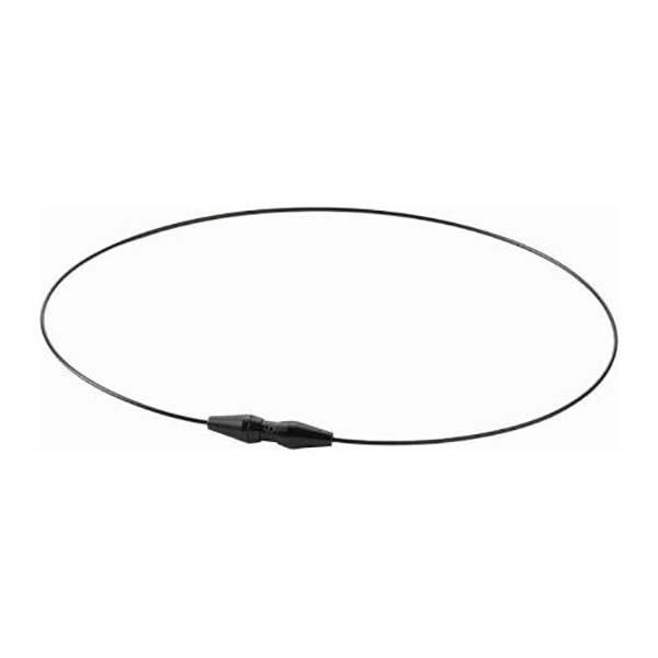 ●留め具にはアルミ素材、紐部分にはアレルギーの起こりにくい「サージカルステンレスワイヤー」を採用。●軽量で水に強く、サビにくい、スポーツシーンのハードな使用にも耐える高耐久性。●留め具部分は左右に引っ張って外し、着けるときは差し込むだけの簡...