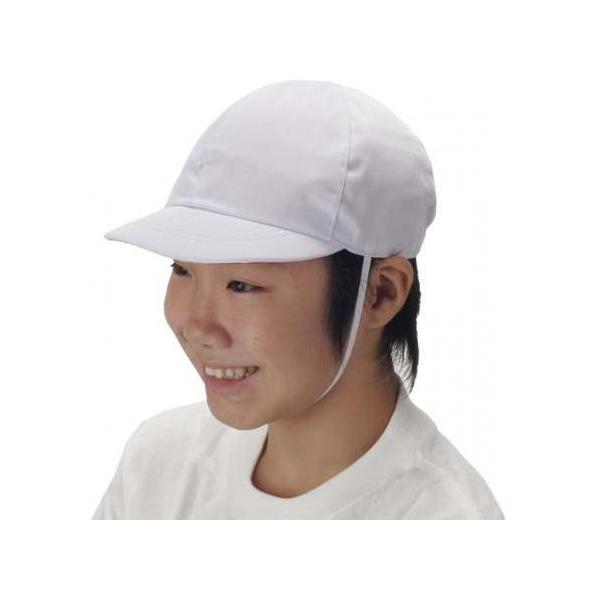●綿混素材で優しい肌触りで色落ちしにくい体操帽子です。