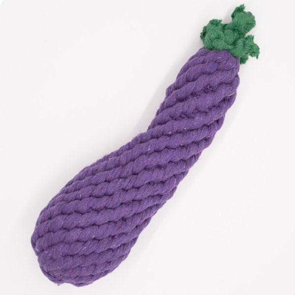 ★爆買★お野菜モチーフの小型犬用ロープトイ。