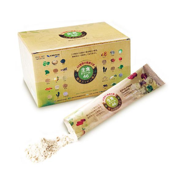 最高級腸活サプリメント「生食ドリーム４６」は貴方によろこびをお届けします。【お召し上がり方】150cc〜200ccの水に、生食ドリーム46を1包(20g)入れ、良くかき混ぜてお召し上がりください。※お水の代わりに、牛乳や豆乳でも、おいしくい...