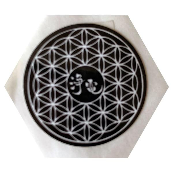 スマホやパソコン、家電製品の電気が通っている原部に貼り付けると電磁波を通して受けるネガティブな波動から身体の悪影響を低減します。