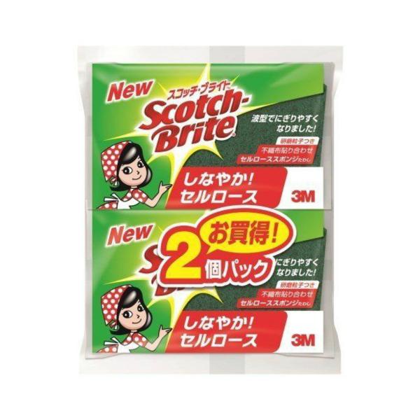 住友スリーエム スコッチブライト セルロース スポンジ たわし C-31S 2PM 2個入ガンコな汚れも素早くすっきり キッチン 台所 スポンジ 4519001920188 キッチン・お掃除用品:台所消耗品:たわし・ふきん:たわし・ふきん広...