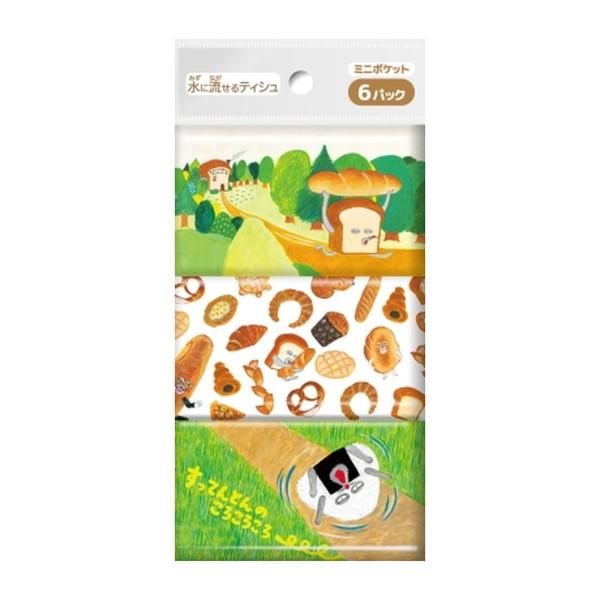 ダイレイ パンどろぼう 水に流せる ミニポケットティシュ 6パック4570118233844６柄アソートで、水に流せるティシュ ティッシュペーパー紙製品:ティッシュペーパー広告文責：アットライフ株式会社TEL 050-3196-1510※商...