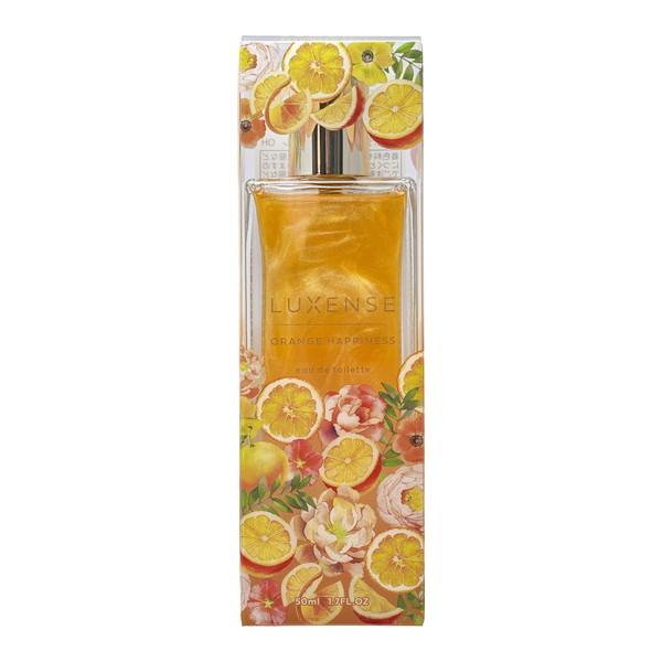 コスメステーション ラグジェンス LUXENSE オードトワレ オレンジハピネス 50mL4582400839672ラグジュアリーなパール配合　ジューシーではじけるようなオレンジの香りの香水化粧品・化粧小物:メイク雑貨・美容小物:トラベル・...