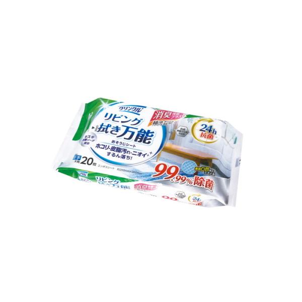 Life-do.Plus クリンクル セスキ炭酸ソーダ配合 拭き掃除万能クリーナー 大判 20枚入4589506150663セスキ炭酸ソーダ配合。キッチン用万能シート紙製品:ウェットティッシュ広告文責：アットライフ株式会社TEL 050-3...