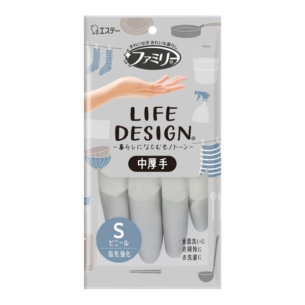 ファミリー ビニール手袋 中厚手 ライフデザイン S グレー キッチン手袋4901070712212食器洗いに お掃除に お洗濯に■キッチン・お掃除用品:炊事手袋広告文責：アットライフ株式会社TEL 050-3196-1510※商品パッケー...