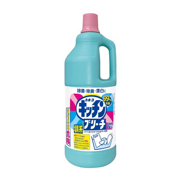 カネヨ石鹸 キッチンブリーチ L 1500ml4901329190433お台所のまな板、調理用具等の除菌・除臭・漂白にキッチン・お掃除用品:台所洗剤:漂白剤広告文責：アットライフ株式会社TEL 050-3196-1510※商品パッケージは変...