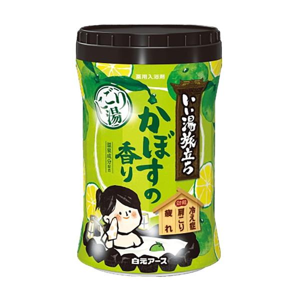 白元アース いい湯旅立ち ボトル にごり湯 かぼすの香り 医薬部外品 600g 薬用入浴剤4901559224694風情漂う香りと乳白色の湯色で、にごり湯の温泉気分を楽しめる。温浴効果・保湿成分配合。バス用品・洗面用品:入浴剤:温浴広告文責...