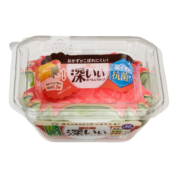 東洋アルミ 抗菌 深いぃ おべんとうカップ 深型スクエア 4色 32枚入深くて使いやすい 耐熱 耐冷 おかずカップ お弁当 4901987218708 キッチン・お掃除用品:お弁当・テーブル用品:お弁当用品:ホイルケース・カップ広告文責：ア...