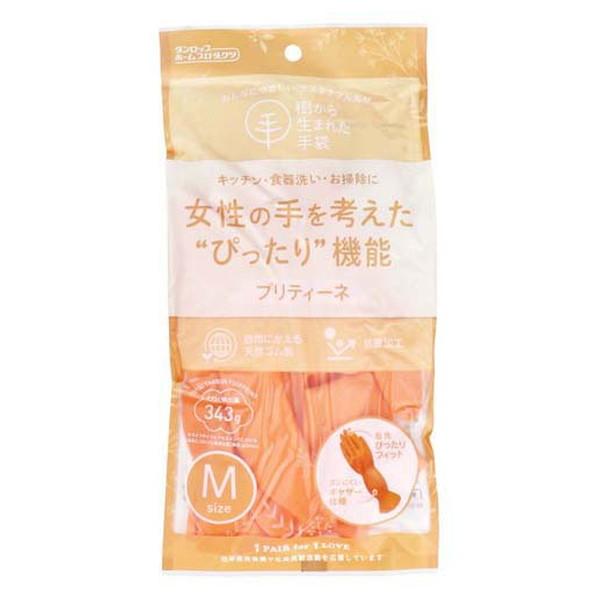 ダンロップ 樹から生まれた手袋 プリティーネ M オレンジ 1双 ゴム手袋4904510997262デザイン性を重視したプリティーなフォルムとカラーが、毎日の暮らしに彩をそえます。キッチン・お掃除用品:炊事手袋・使い捨て手袋:炊事手袋広告文...