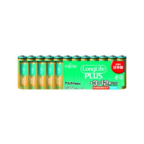 FDK FUJITSU Long LifePLUS ロング ライフプラス アルカリ 乾電池 LR6LP (12S) 単3形 12個パック日本製　１０年保存 乾電池 電池 4976680277352 電池・電機製品:乾電池:アルカリ電池広告文...