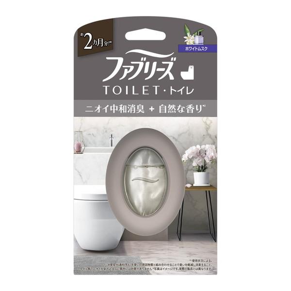 P&amp;G ファブリーズ トイレ用 消臭剤 プレミアムシリーズ ニオイ中和消臭 + 自然な香り ホワイトムスク 本体4987176361943消臭・香り・デザイン全てを兼ね備えたシリーズ。■芳香剤・消臭剤:トイレ用広告文責：アットライフ...