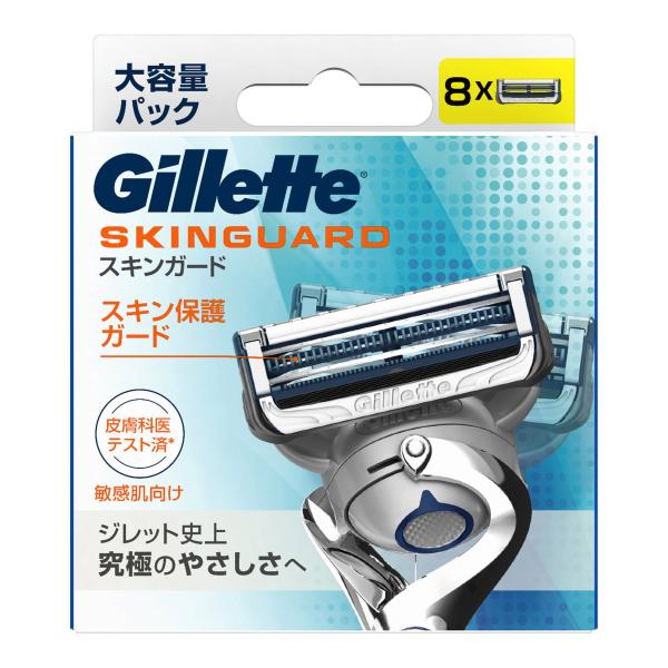 P&amp;G ジレット スキンガード マニュアル 替刃 8B 8個入Ｎｅｗ！　世界売上Ｎｏ．１ジレット メンズ かみそり カミソリ 剃刀 T字 替刃 替え刃 4987176032362 男性用化粧品・日用品:男性用カミソリ:替刃広告文責：...