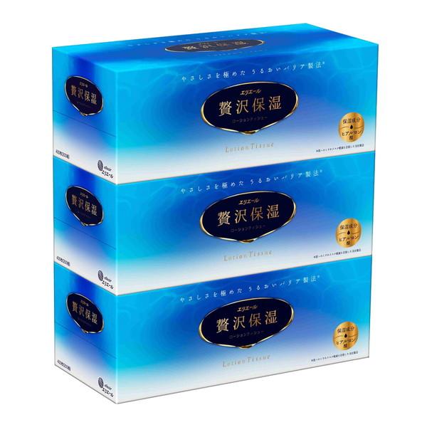 大王製紙 エリエール 贅沢保湿 200組×3個パックしっとり、やわらか！/紙製品:ティッシュペーパー広告文責：アットライフ株式会社TEL 050-3196-1510 ※商品パッケージは変更の場合あり。メーカー欠品または完売の際、キャンセルを...