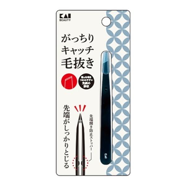 貝印 がっちりキャッチ 毛抜き ブラック4901601081404精密な先合わせで、狙った毛を逃しにくい構造の毛抜き化粧品・化粧小物:メイク雑貨・美容小物:メイクアップ小物広告文責：アットライフ株式会社TEL 050-3196-1510※商...