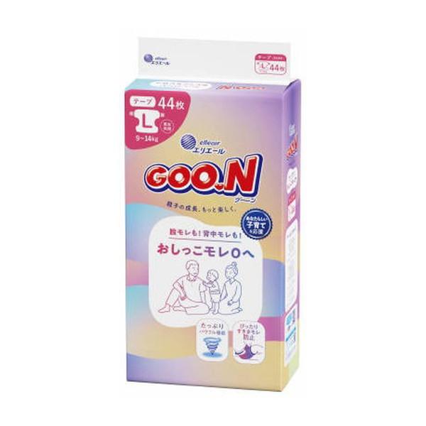 グーン おしっこモレ0へ Lサイズ テープ 44枚 こども用紙おむつ4902011124323紙オムツ おむつ 股モレも!背中モレも!おしっこモレ0へ■ベビー・キッズ用品:オムツ広告文責：アットライフ株式会社TEL 050-3196-151...