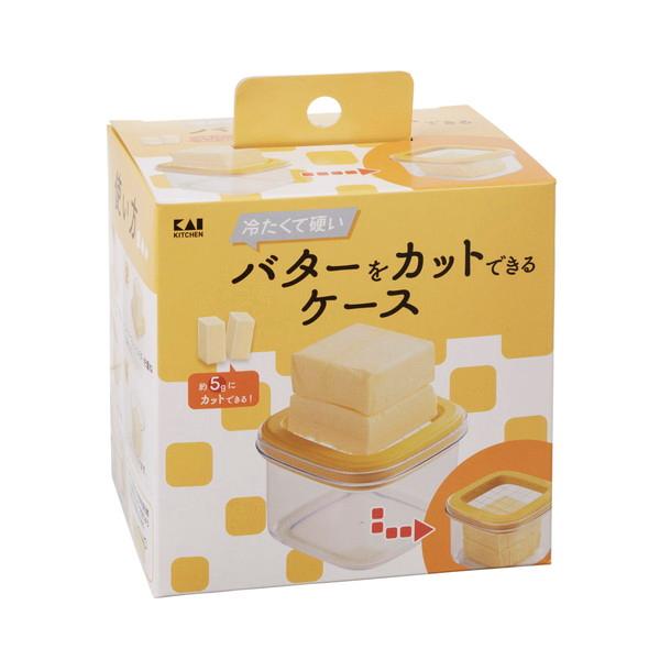貝印 冷たくて硬いバターをカットできるケース バターケース4901601183856バター 保存容器 冷蔵庫から出したばかりの冷たくて硬いバターをカットでき、そのまま保存できるケース。キッチン・お掃除用品:台所消耗品:調理用小物広告文責：ア...