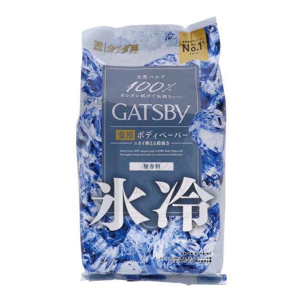 マンダム ギャツビー 薬用 氷冷 ボディペーパー 無香料 カラダ用 徳用タイプ 30枚入超クール肌続くボディペーパー。無香料。 ボディシート 4902806112856 男性用化粧品・日用品:ボディソープ・シート広告文責：アットライフ株式会...