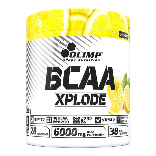 OLIMP オリンプ BCAA XPLODE レモン 280g パウダータイプ疲労回復や本格的なボディ作りに BCAA スポーツ飲料 4580687380115 広告文責：アットライフ株式会社TEL 050-3196-1510 ※商品パッケ...