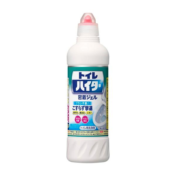 花王 除菌洗浄 トイレハイター 500mL トイレ用洗剤4901301018755たれにくいジェルがフチ裏にも密着。黒ずみ・黄ばみ汚れはもちろん、バイ菌やニオイまでこすらず撃退！■キッチン・お掃除用品:住居用洗剤:トイレ広告文責：アットライ...