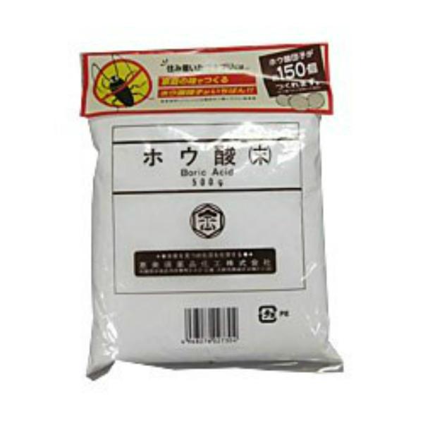 恵美須薬品化工 ホウ酸末 500g ホウ酸ダンゴ用ゴキブリ退治に効果的なホウ酸団子が作れます。 4968276027304 広告文責：アットライフ株式会社TEL 050-3196-1510 ※商品パッケージは変更の場合あり。メーカー欠品また...