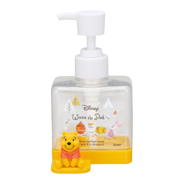 スケーター くまのプーさん マスコット付 ソープディスペンサー 250mL BSSD1 詰め替えボトル ソープボトル4973307695322洗面用品 可愛いマスコットが手洗い習慣を見守る■バス・洗面用品:洗面用品広告文責：アットライフ株式...