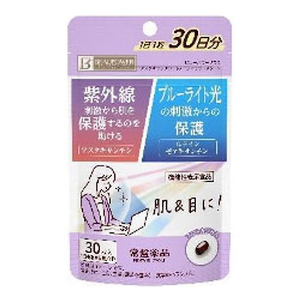 常盤薬品工業 ビューパワープラス アスタキサンチン ルテイン 30粒4987156705729光刺激（紫外線＆ブルーライト）から肌と目を保護するのを助ける 機能性関与成分配合のサプリメント広告文責：アットライフ株式会社TEL 050-319...