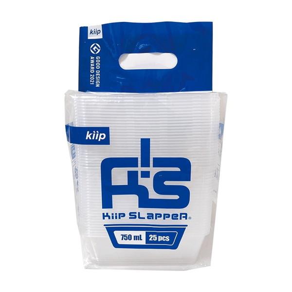 キープスラッパー Kiip SLappeR 食品保存容器 750ml 25個入8997229190068食品保存容器 ふたをしたまま電子レンジの解凍・加熱が可能広告文責：アットライフ株式会社TEL 050-3196-1510※商品パッケージ...