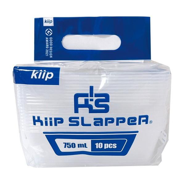 キープスラッパー Kiip SLappeR 食品保存容器 750ml 10個入8997229190723食品保存容器 ふたをしたまま電子レンジの解凍・加熱が可能広告文責：アットライフ株式会社TEL 050-3196-1510※商品パッケージ...